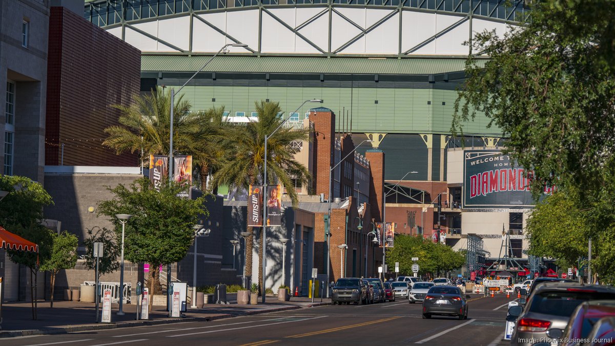 Chase Field, PHX Arena, Convention Center drive future downtown Phoenix ...