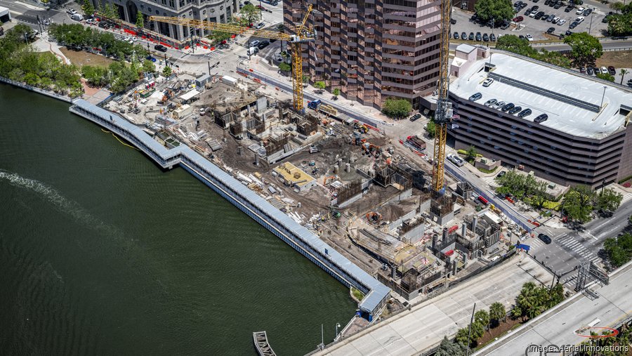 Tampa Bay construction aerial photography from Midtown Tampa to ...