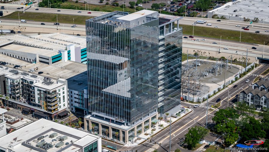 Tampa Bay construction aerial photography from Midtown Tampa to ...