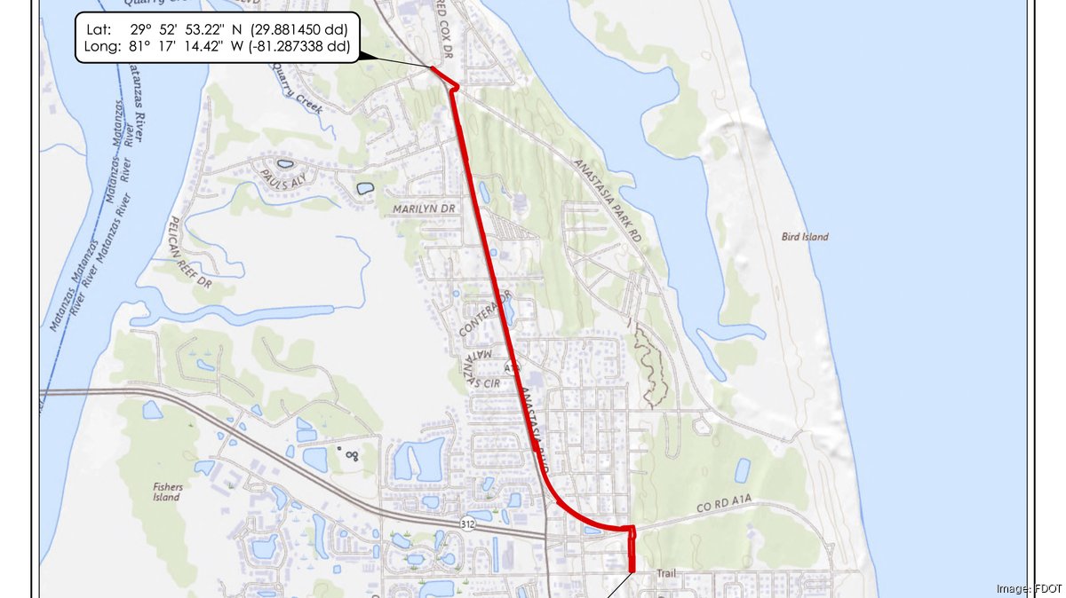 Multi-use trail planned for SR A1A in St. Johns - Jacksonville Business ...