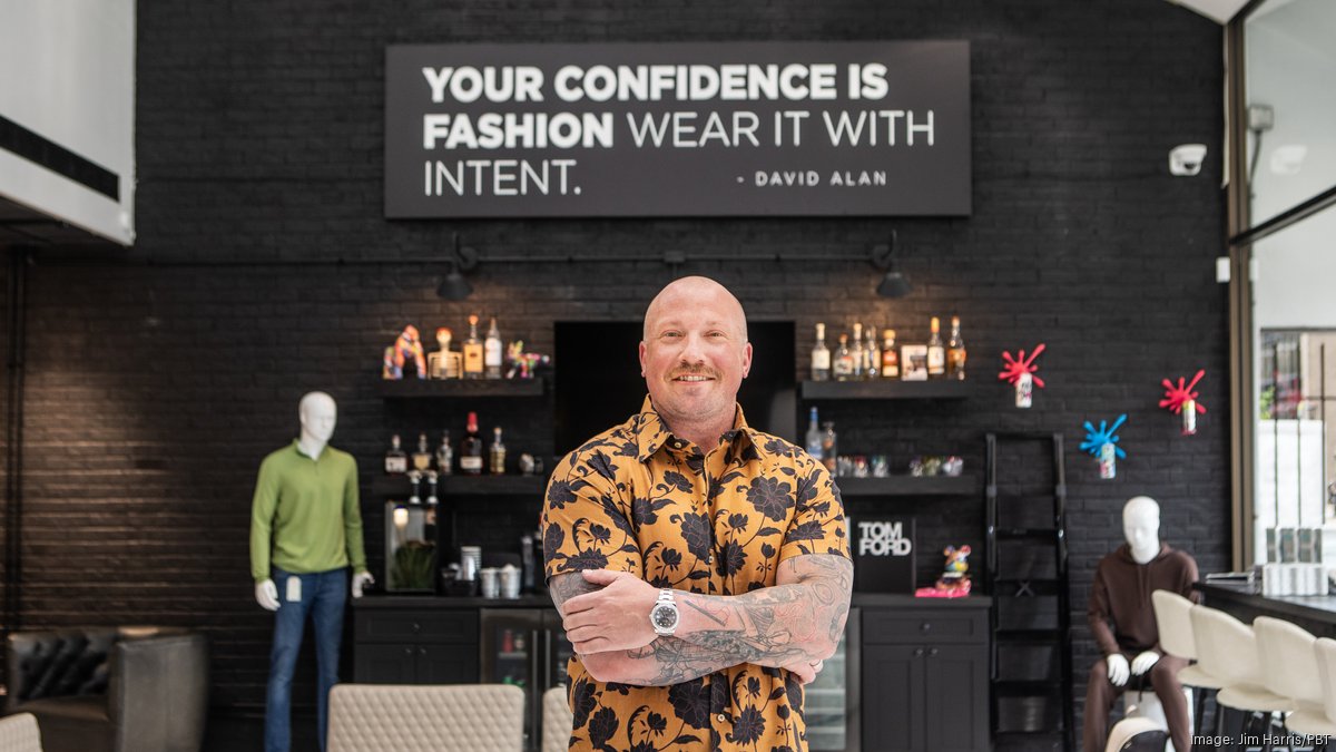 David Alan, from medical sales to clothing designer for stars ...