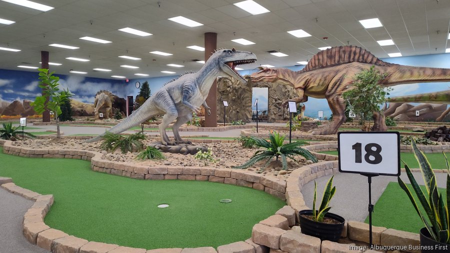 New dinosaur-themed mini-golf business roars into Rio Rancho ...