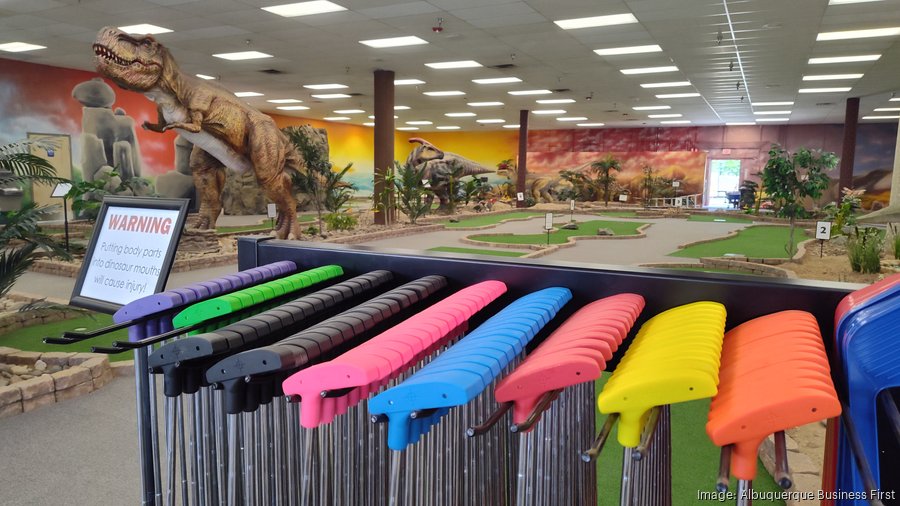 New dinosaur-themed mini-golf business roars into Rio Rancho ...