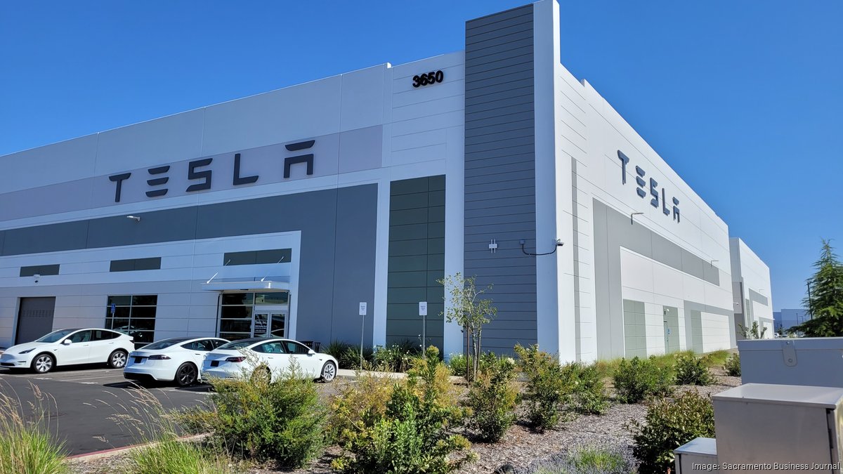 Tesla opens EV collision center at McClellan Park - Sacramento Business ...
