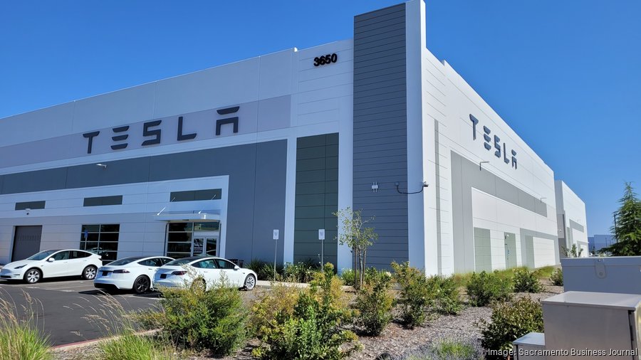 Tesla opens EV collision center at McClellan Park - Sacramento Business ...