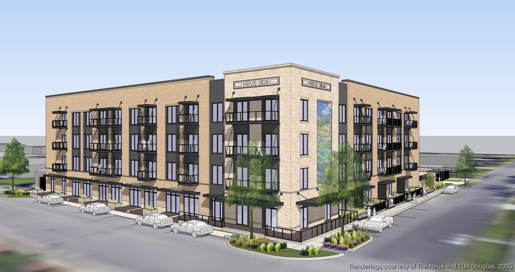 Mixed Use Building Elevation Front