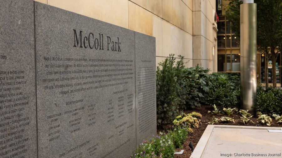New uptown park celebrates civic legacy of retired BofA CEO - Charlotte ...