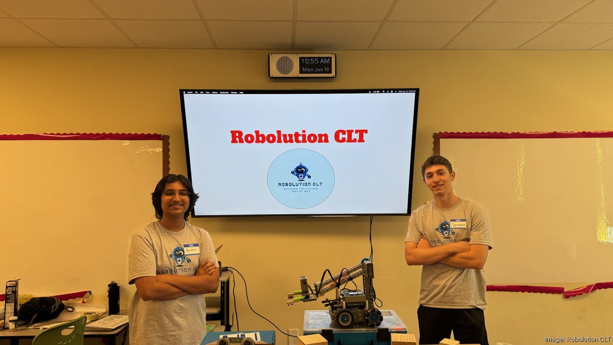 Charlotte teens tackle STEM gap with robotics nonprofit - Charlotte Business Journal