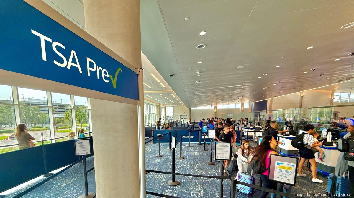 TSA PreCheck enrollment center closes at TPA - Tampa Bay Business Journal