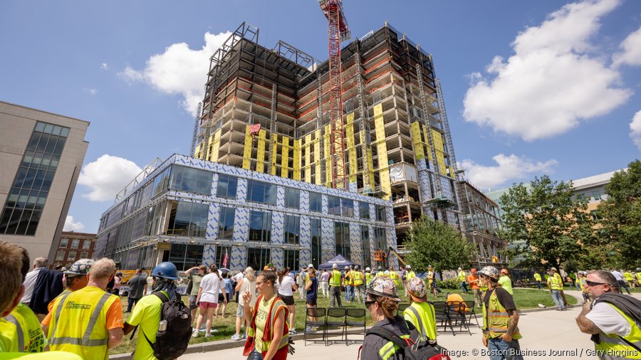 Simmons University dorm tower project milestone in Fenway - Boston ...