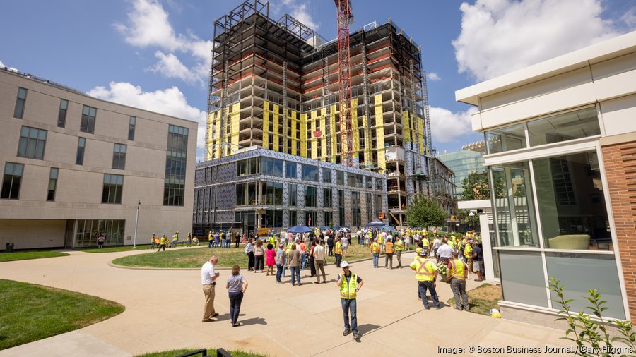 Simmons University dorm tower project milestone in Fenway - Boston ...