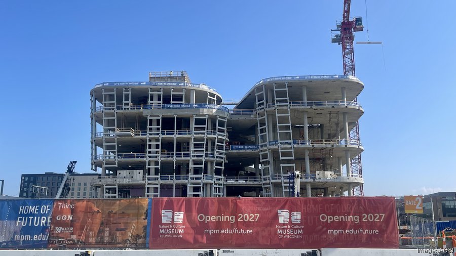 New Milwaukee Public Museum building reaches final height - Milwaukee ...