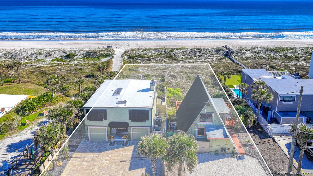 Oceanfront property sells for $6.3M at auction - Jacksonville Business ...