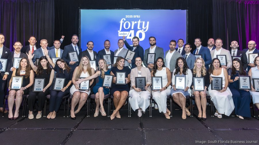 South Florida Business Journal 40 under 40 awards 2025 - South Florida Business Journal