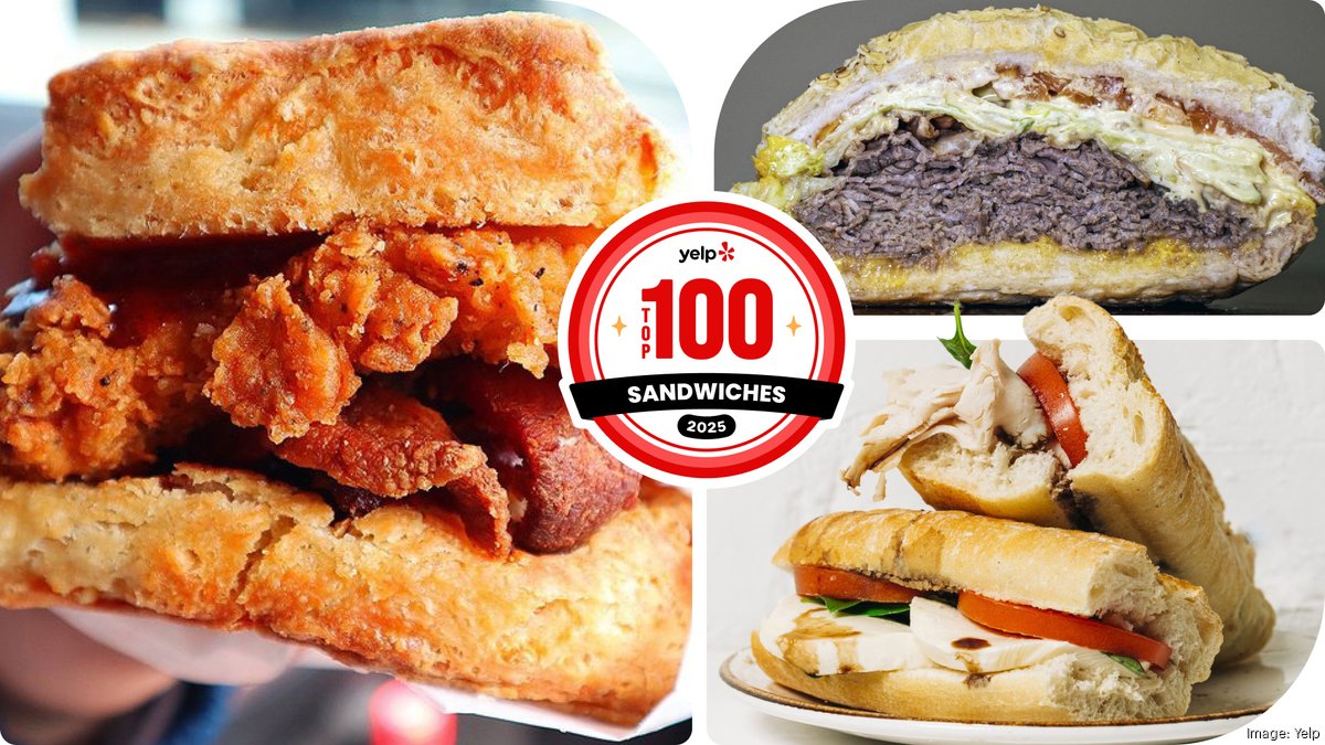 Tampa sandwich shops land on Yelp's top 100 list - Tampa Bay Business Journal