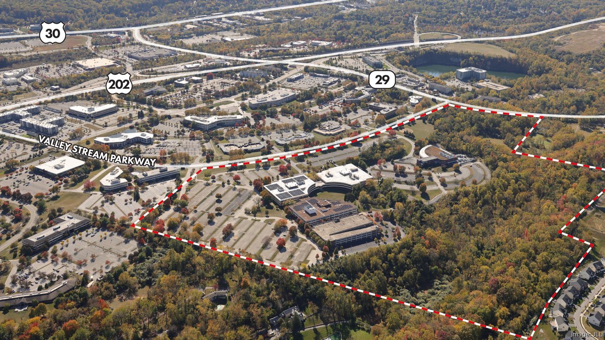 Oracle's 111-acre Malvern office park hits the market - Philadelphia ...