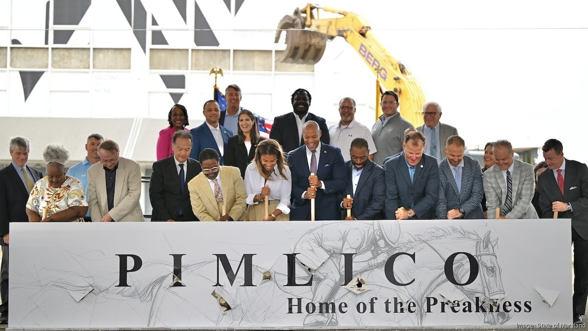 Pimlico Race Course demolition gets underway ahead of redo - Baltimore ...