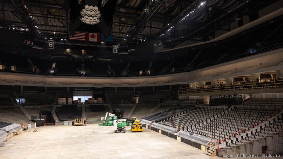NBA arena Spectrum Center to finish upgrades before Hornets season ...