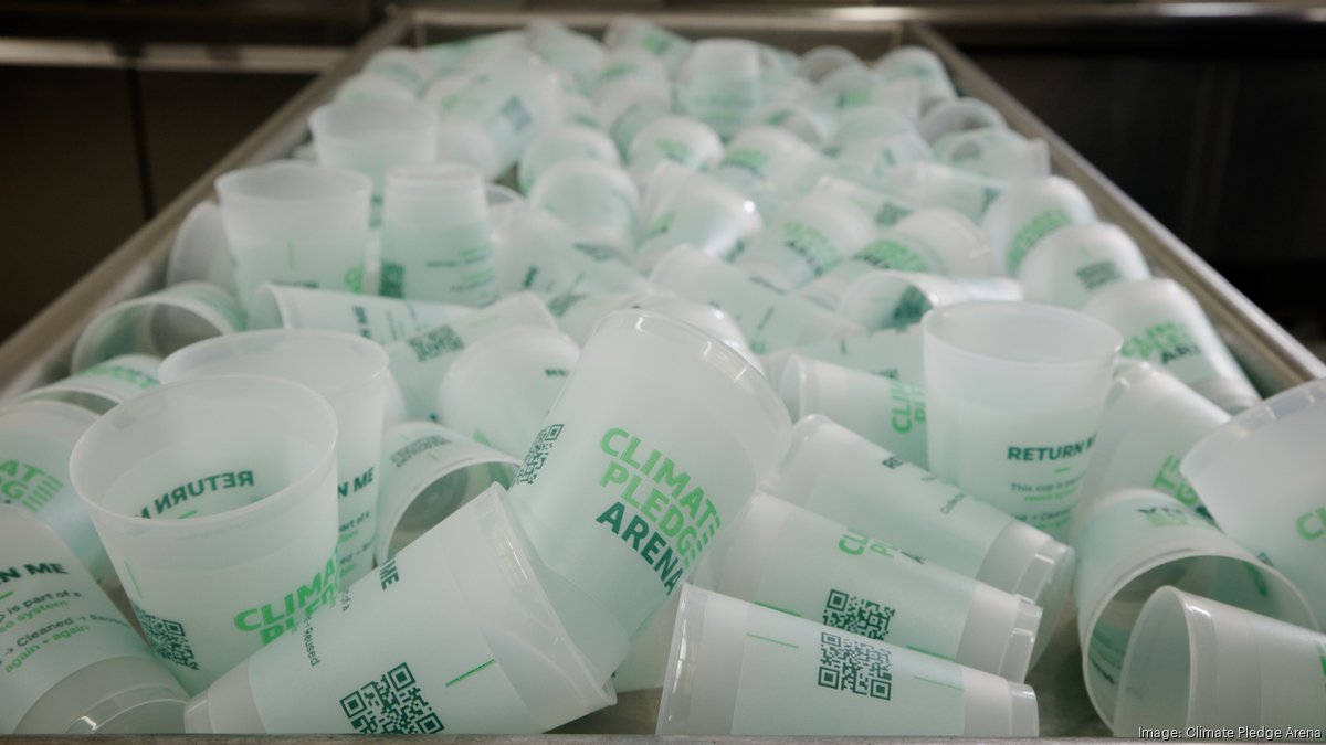 Climate Pledge Arena switches to reusable cups - Puget Sound Business ...