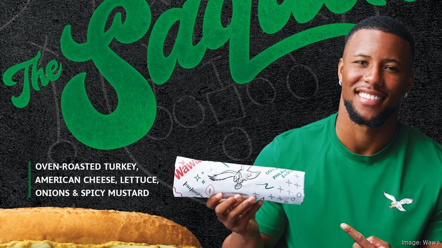Wawa gives Eagles star Saquon Barkley his own signature hoagie - Philadelphia Business Journal