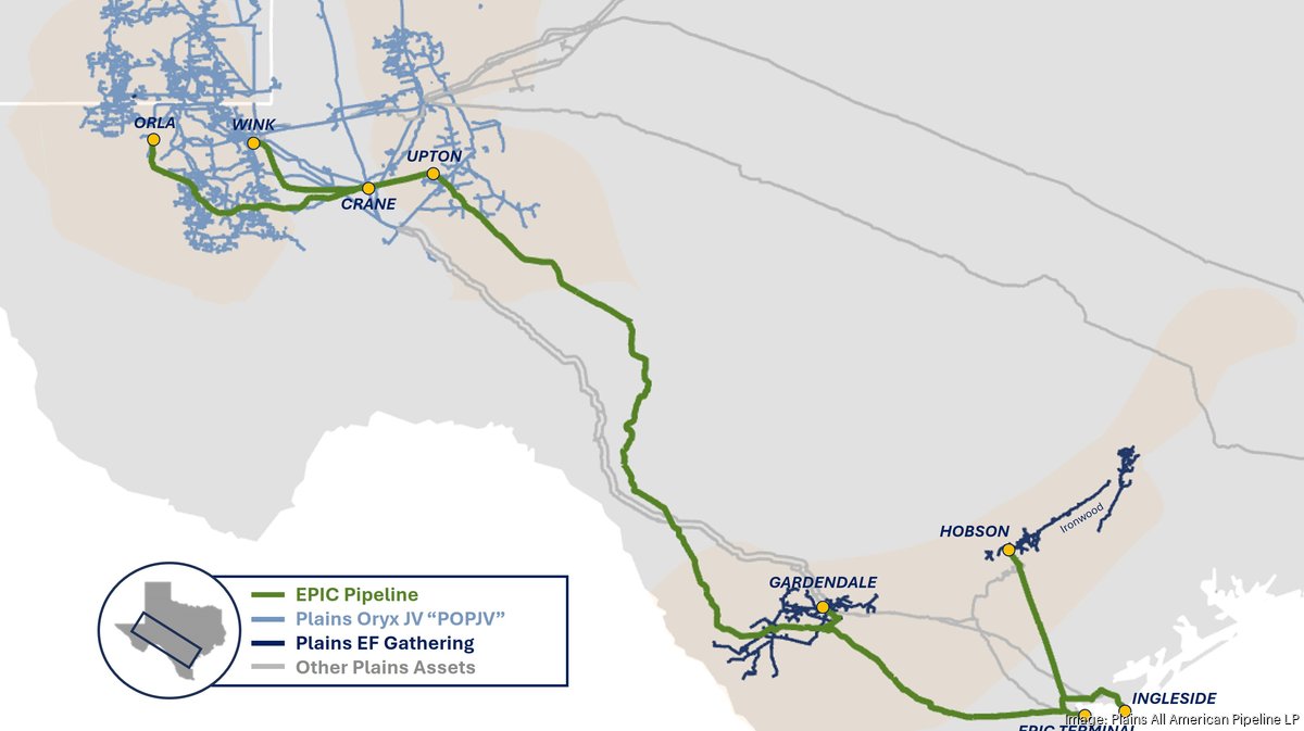 Plains All American Pipeline to buy Epic Crude stake for $1.57B ...