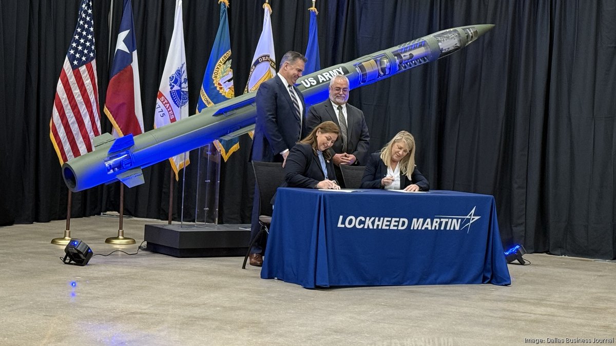 Lockheed Martin signs $9.8B contract at Grand Prairie missile factory ...