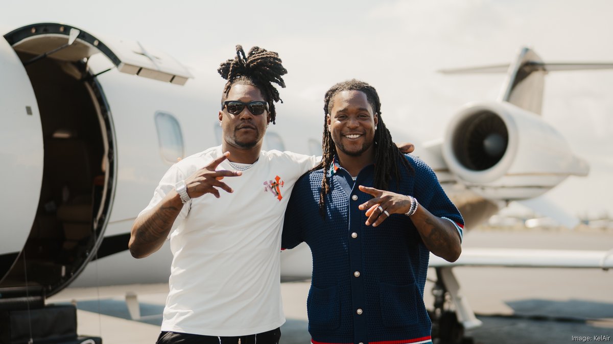 Twins with Seahawks ties invest in private jet startup KelAir - Puget Sound Business Journal