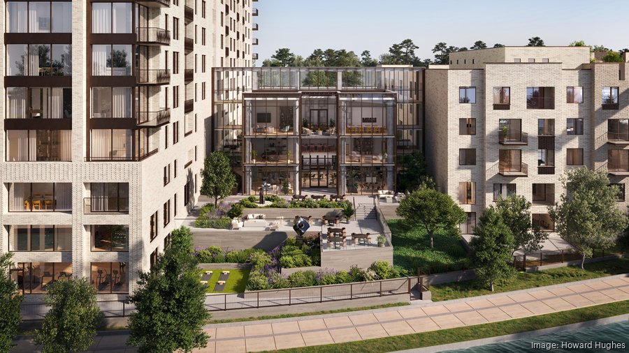 Howard Hughes unveils 1 Riva Row apartment tower in The Woodlands ...