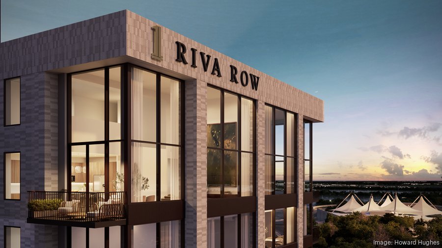 Howard Hughes unveils 1 Riva Row apartment tower in The Woodlands ...