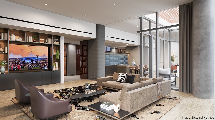 Howard Hughes unveils 1 Riva Row apartment tower in The Woodlands ...