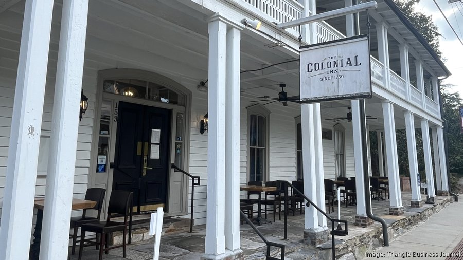 Owner of Hillsborough's Colonial Inn files for bankruptcy - Triangle ...