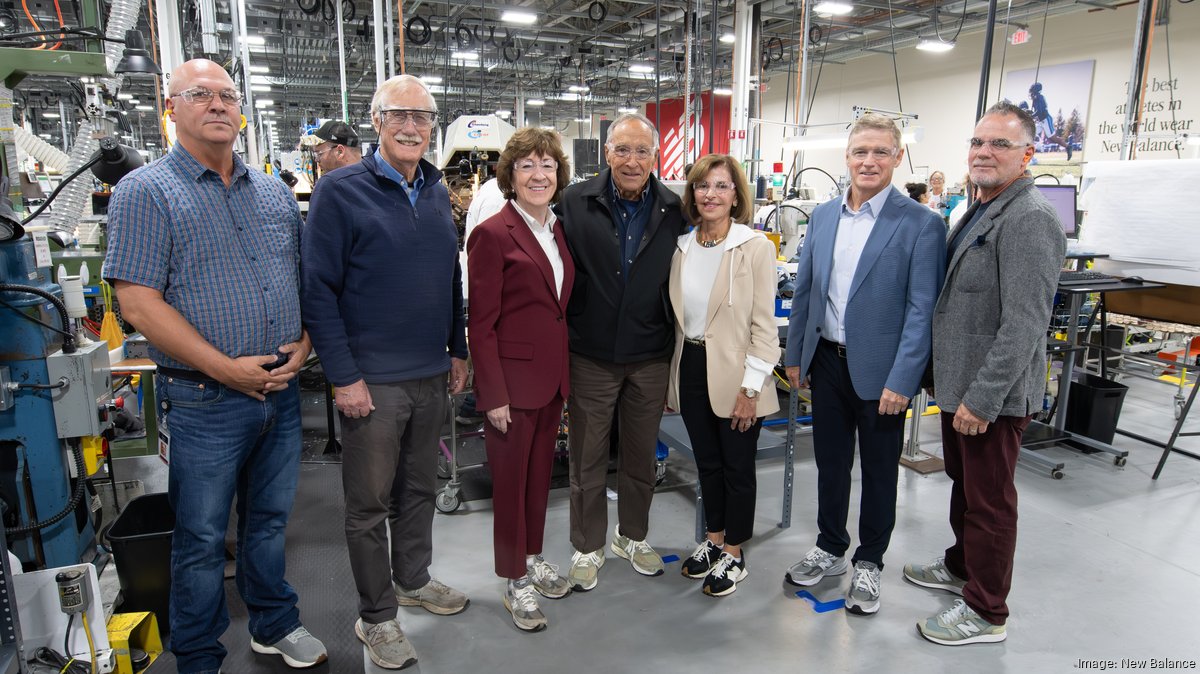 New Balance opens $65M Maine factory expansion - Boston Business Journal