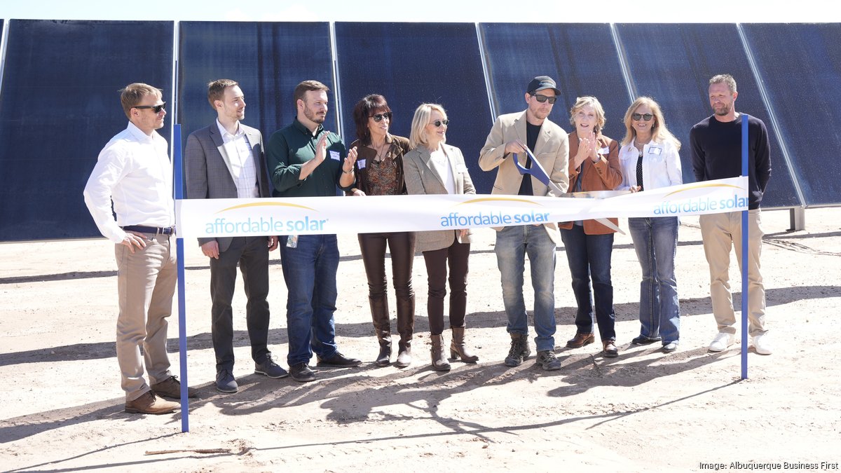 Affordable Solar launches NM's first community solar project ...