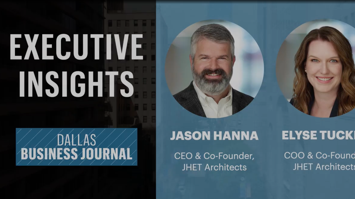 Executive Insights: Jason Hanna, CEO and co-founder of JHET Architects ...
