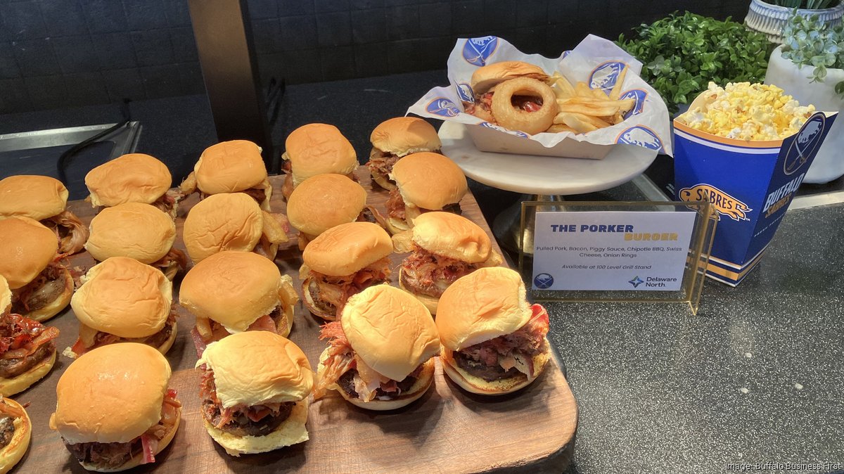 Delaware North unveils new menu items for Buffalo Sabres games ...