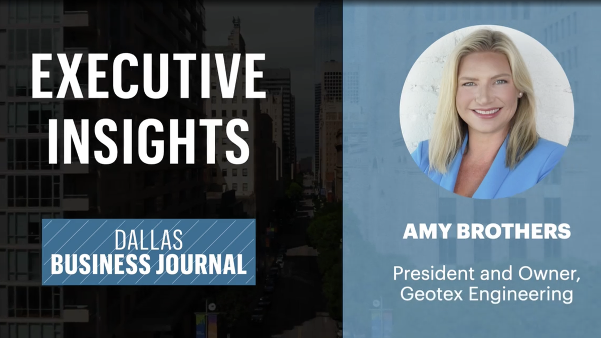Executive Insights: Amy Brothers – president and owner, Geotex ...