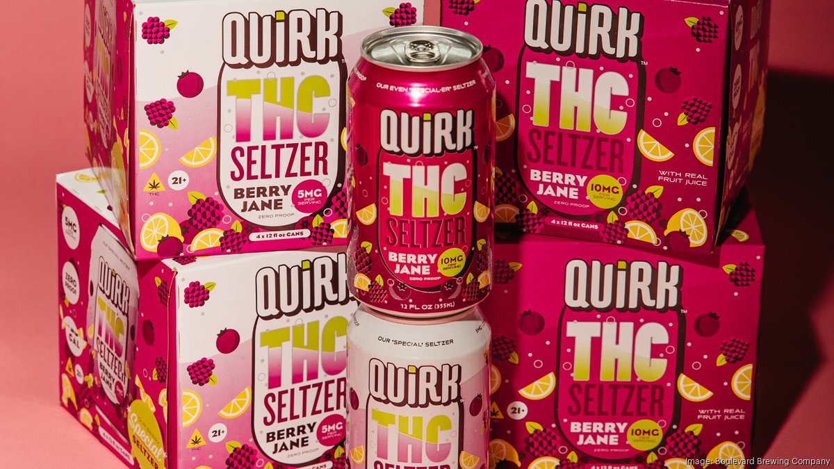 Boulevard enters THC drink market with Berry Jane seltzer - Kansas City ...