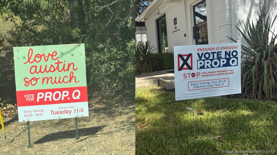 Prop Q in Austin opposed by many businesses - Austin Business Journal