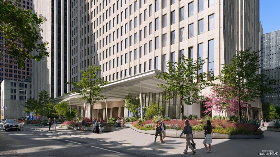 Former One Shell Plaza getting major retail-focused renovation ...