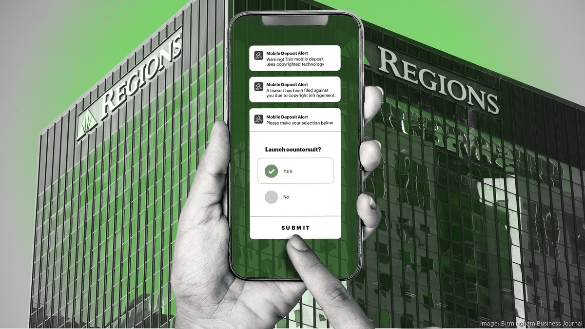 Regions Bank countersues USAA over mobile deposit patents - Birmingham ...