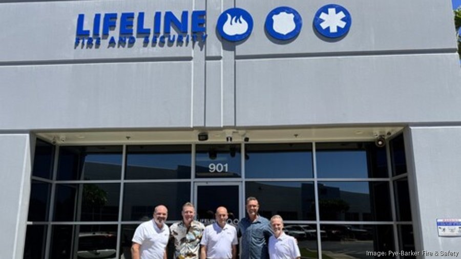 Pye-Barker Fire & Safety acquires Hawaii's Lifeline Fire & Security - Pacific Business News
