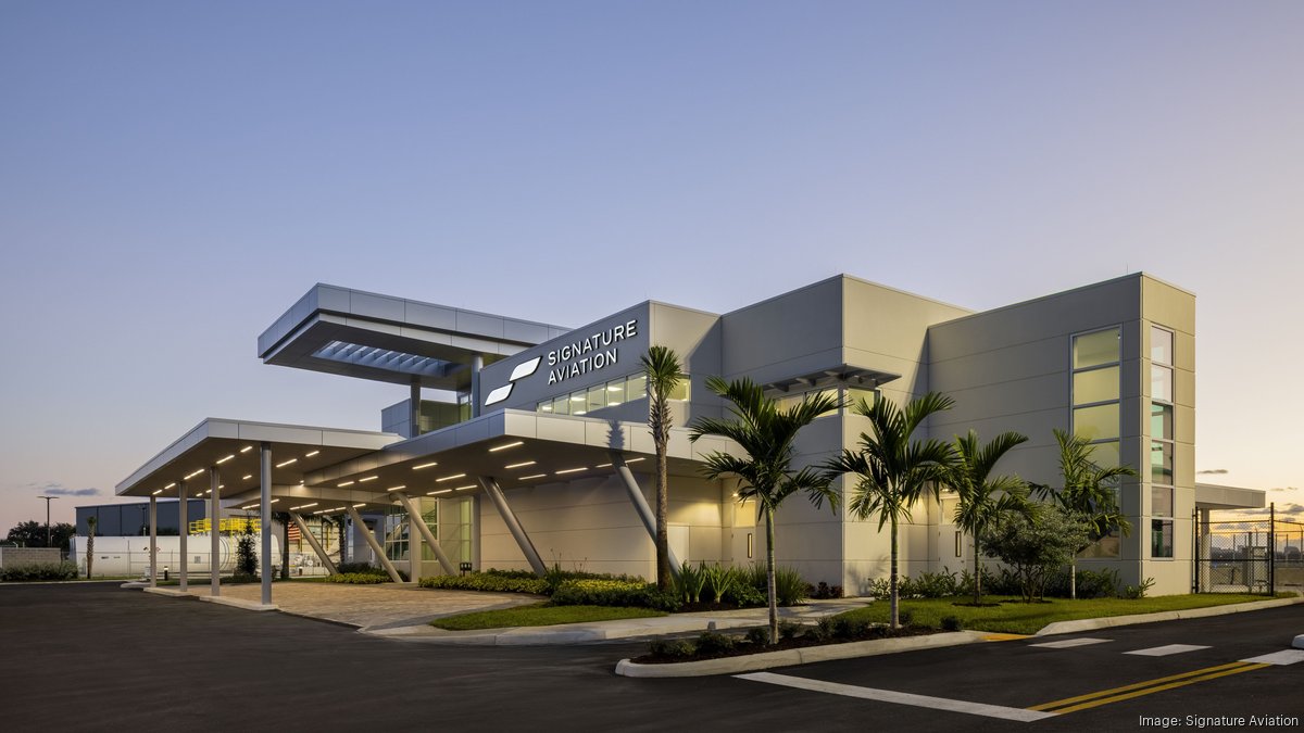 Signature Aviation opens new terminal at Palm Beach International ...
