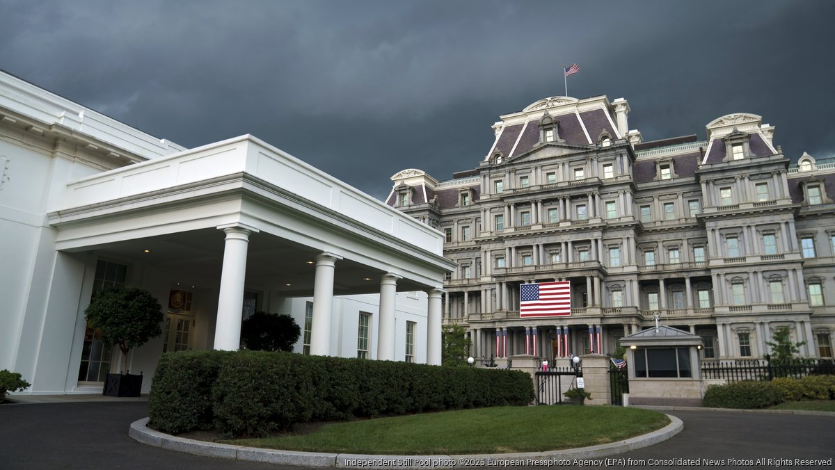 Trump's plan to paint Eisenhower Building held up - Washington Business ...