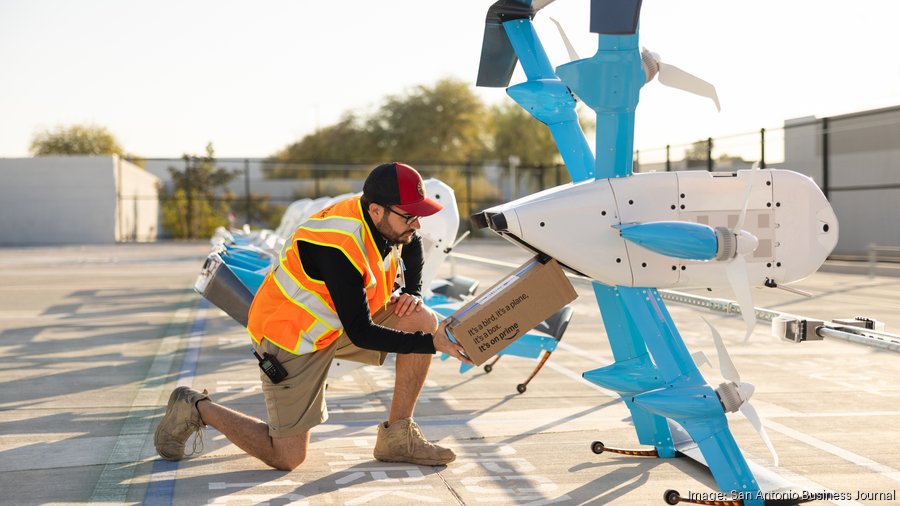 Amazon Prime Air drone delivery launches in San Antonio - San Antonio ...