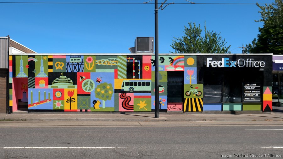 Murals in Lloyd promote community pride, transportation access ...