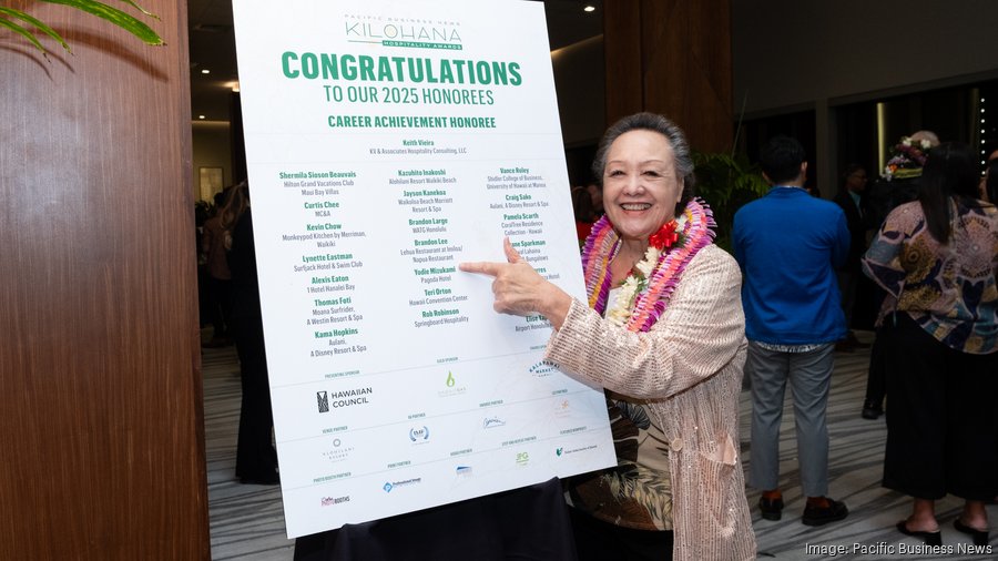 Photos from the 2025 Kilohana Hospitality Awards event - Pacific ...