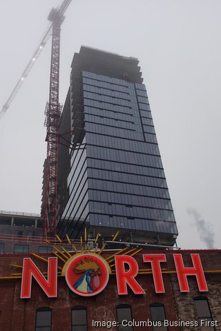 Rockbridge's 32-story Merchant Building tops out near North Market ...