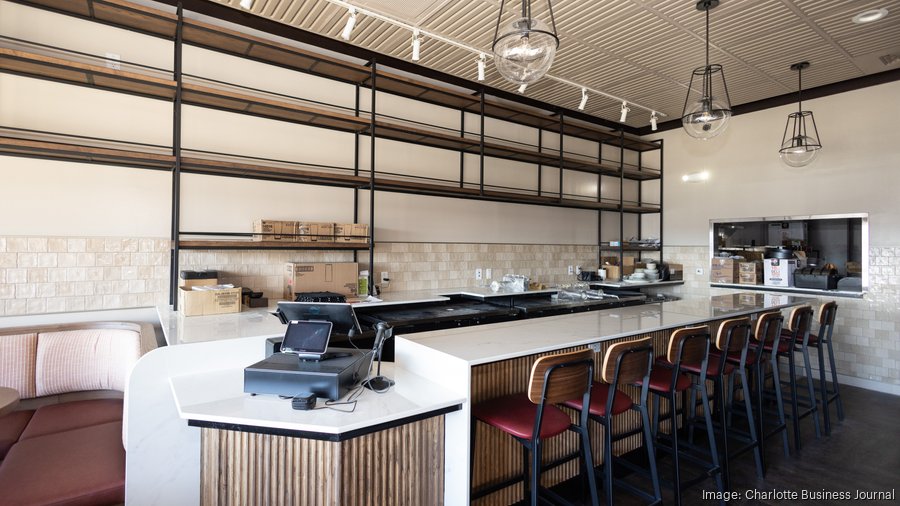 Wine bar by Customshop duo transforms Dilworth space - Charlotte ...