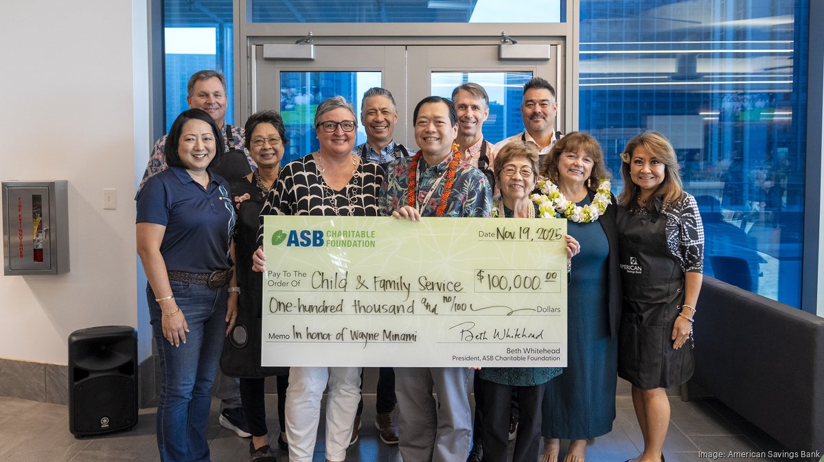 American Savings Bank donates $100K to honor former CEO Wayne Minami ...