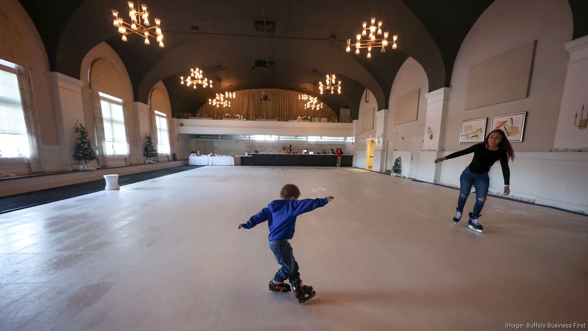 Aloft Buffalo Downtown adds indoor synthetic ice rink - Buffalo ...